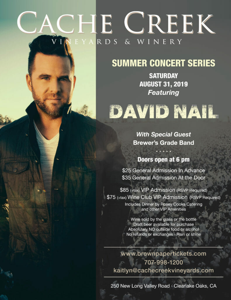 Events | Cache Creek Vineyards and Winery